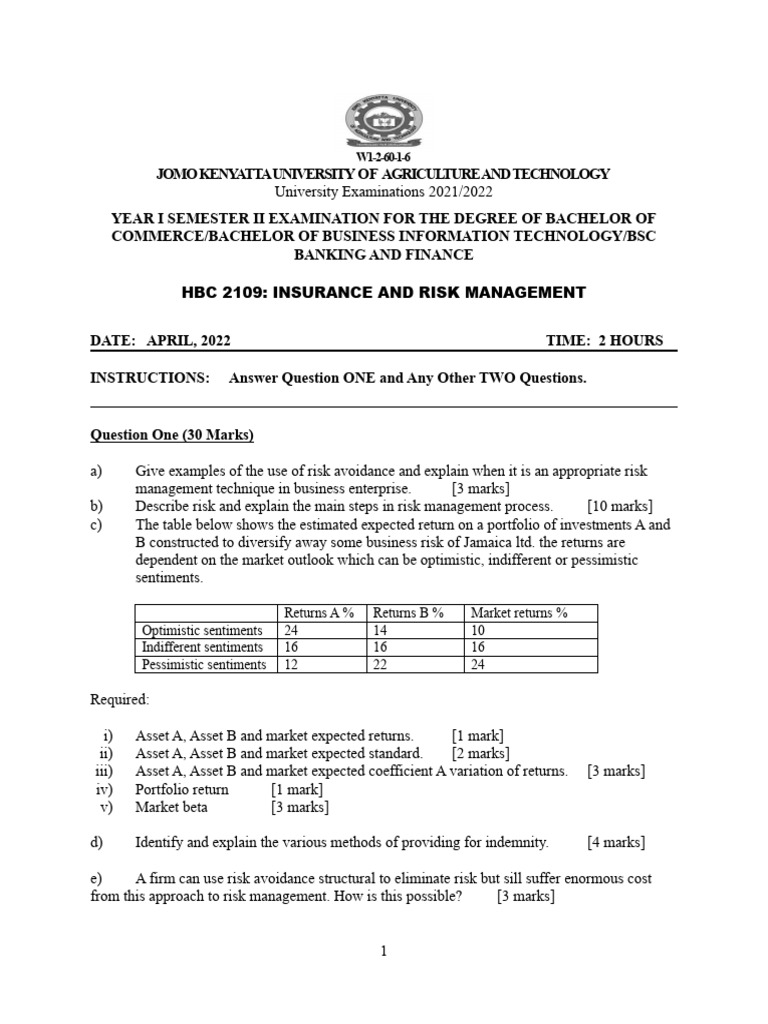 HBC Insurance and Risk Management Insights | PDF | Insurance | Risk