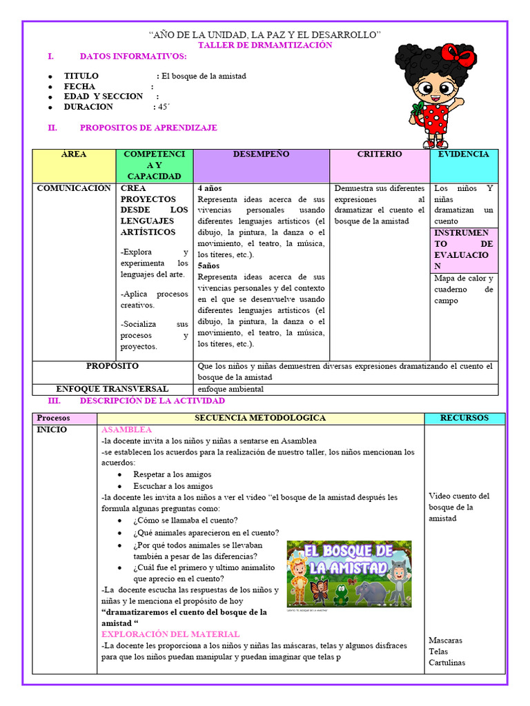 Taller de Dramatizacion | PDF