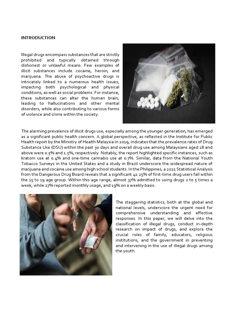 Research On Illegal Drugs | PDF | Stimulant | Substance Abuse