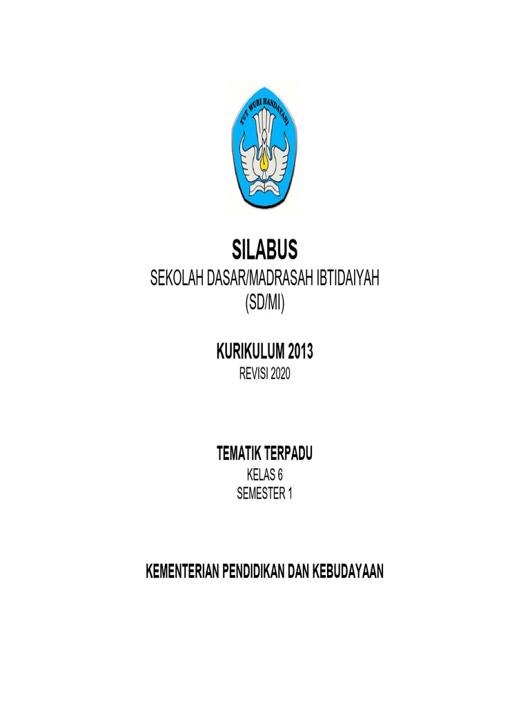Silabus Kelas 6 Tema 2 - 9 Komponen | PDF | Karier & Perkembangan
