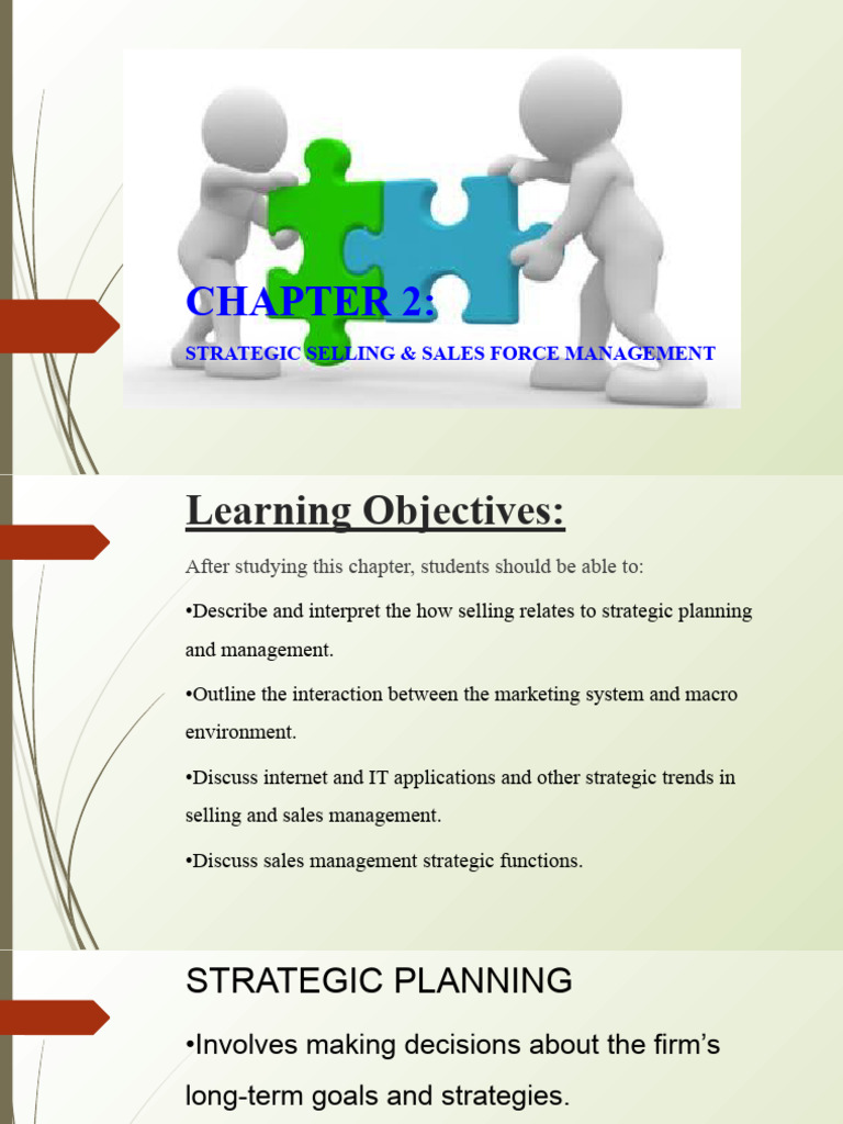 Chapter 2 - Strategic Selling - Sales Force Management | PDF ...
