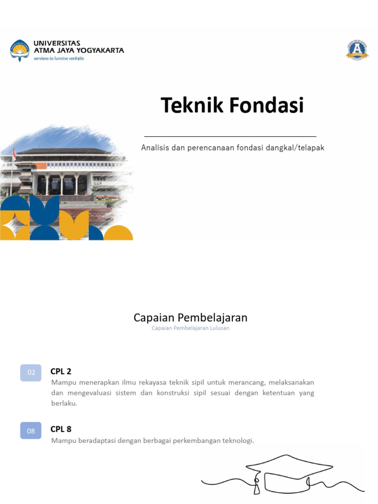 Analisis Dan Perencanaan Fondasi Dangkal-Telapak | PDF