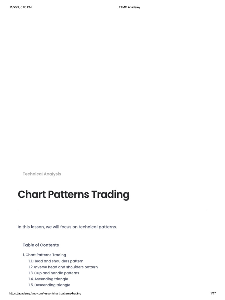 Chart Patterns | PDF