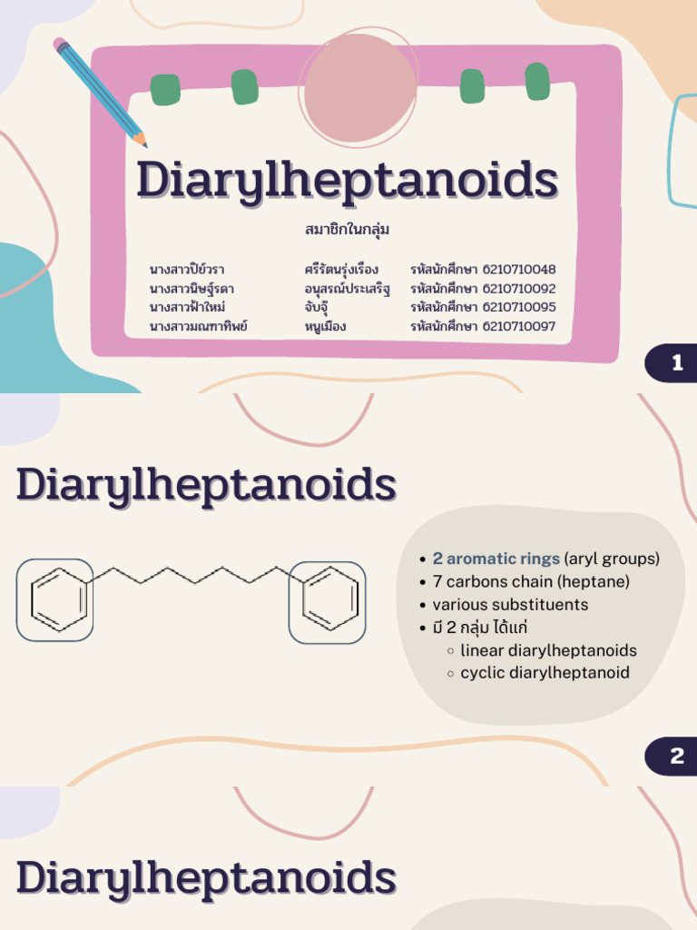 NMR Diarylheptanoids | PDF