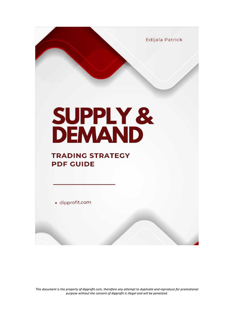 Mastering Supply and Demand Zones Trading | PDF | Demand | Market Trend