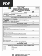 SOCE Forms For Candidates (Final) | PDF | Affidavit | Notary Public