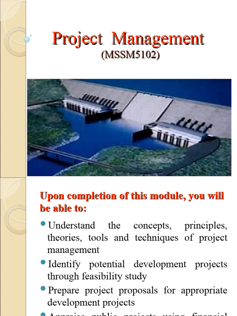 Project Management Module Overview | PDF | Feasibility Study | Project Management