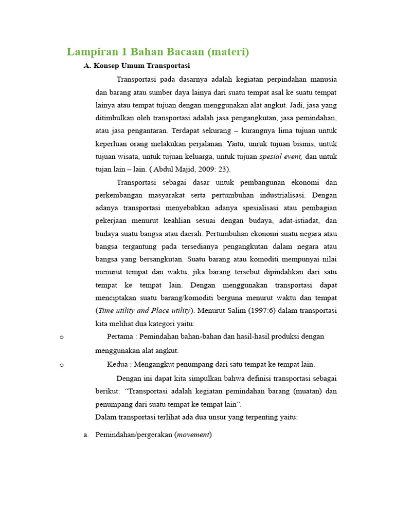 Lampiran 1 Bahan Bacaan | PDF