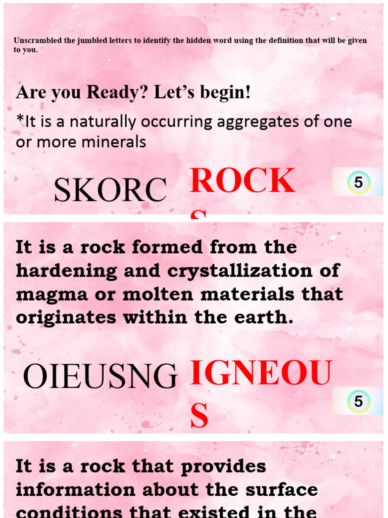 7 Exogenic | PDF | Weathering | Rock (Geology)