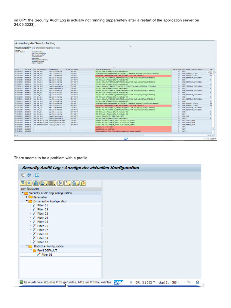 SAP Problem GP1 | PDF