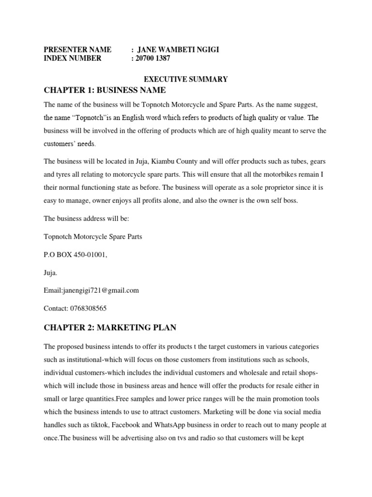 Executive Summary | PDF | Marketing | Equity (Finance)