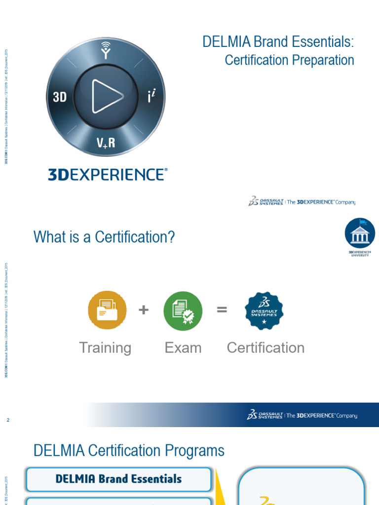 DELMIA Certification Overview Guide | PDF | Computing