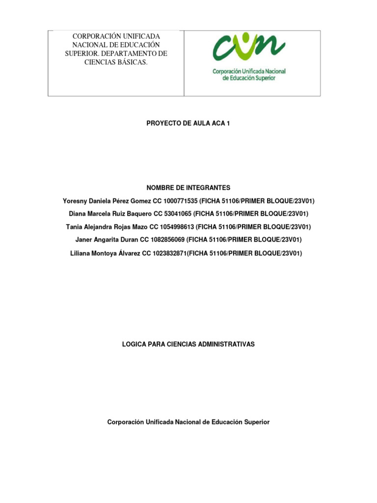 Mapa Conceptual ACA 1 Logica | PDF | Proposición | Lógica