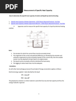 Notes - RP 01 Specific Heat Capacity - AQA Physics GCSE | PDF | Heat ...