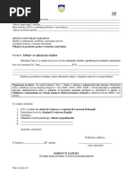 Zahtjev Za Placeno Odsustvo-Ogledni Primjer | PDF