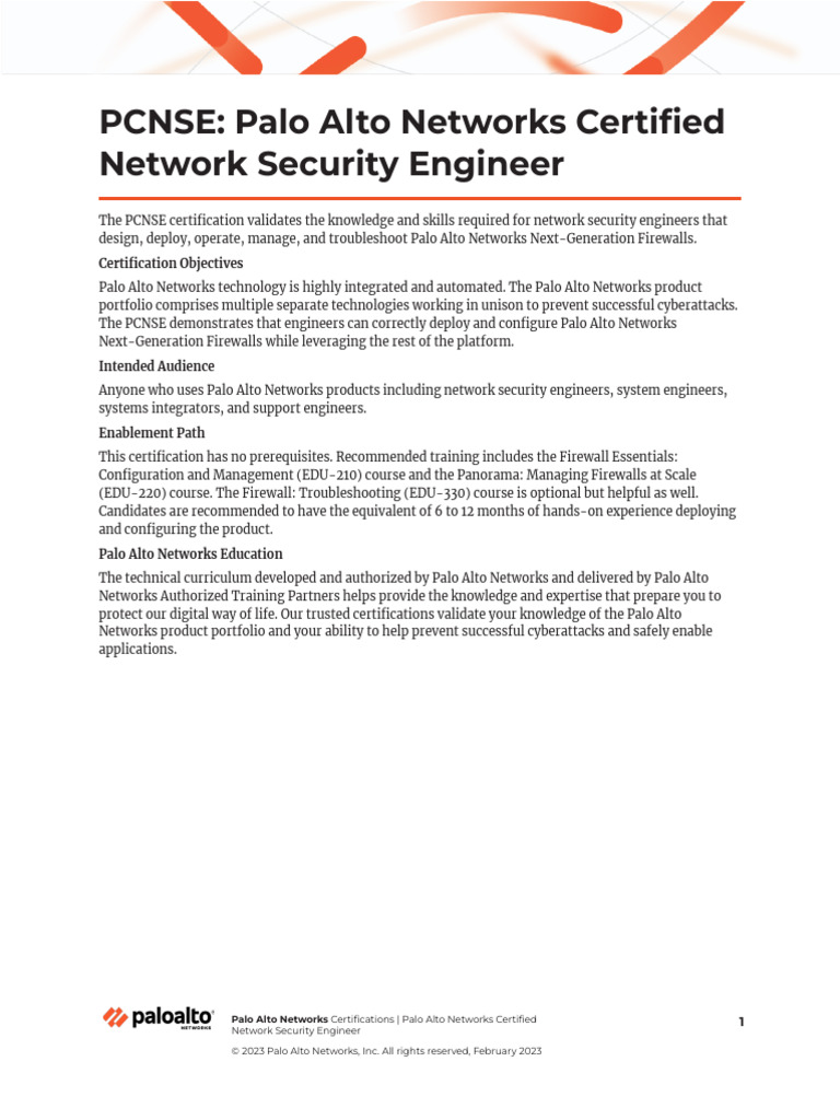 Pcnse-Description 2 | PDF