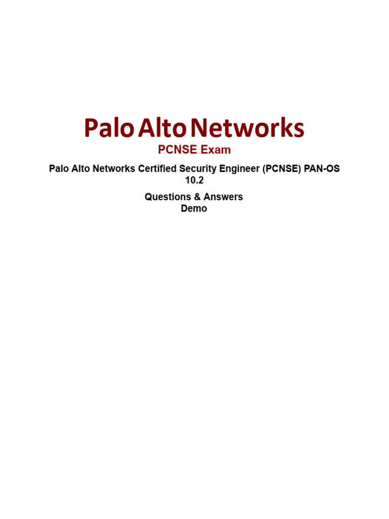 PCNSE Questions | PDF | Public Key Certificate | Quality Of Service