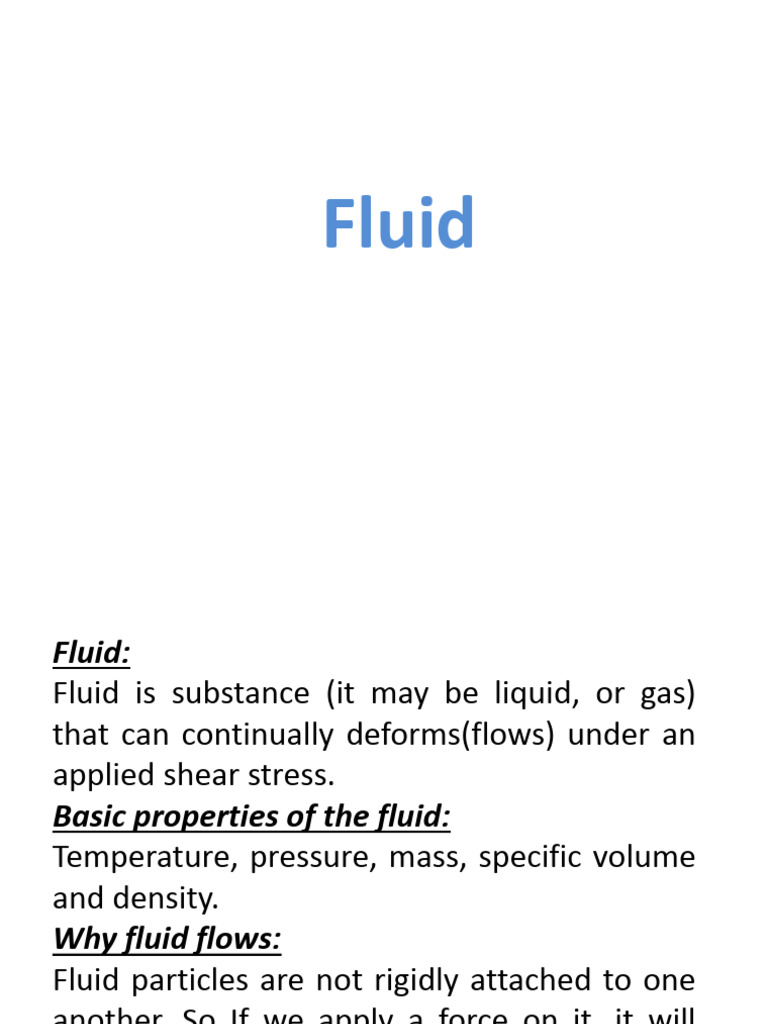 Fluid | PDF | Buoyancy | Fluid Dynamics