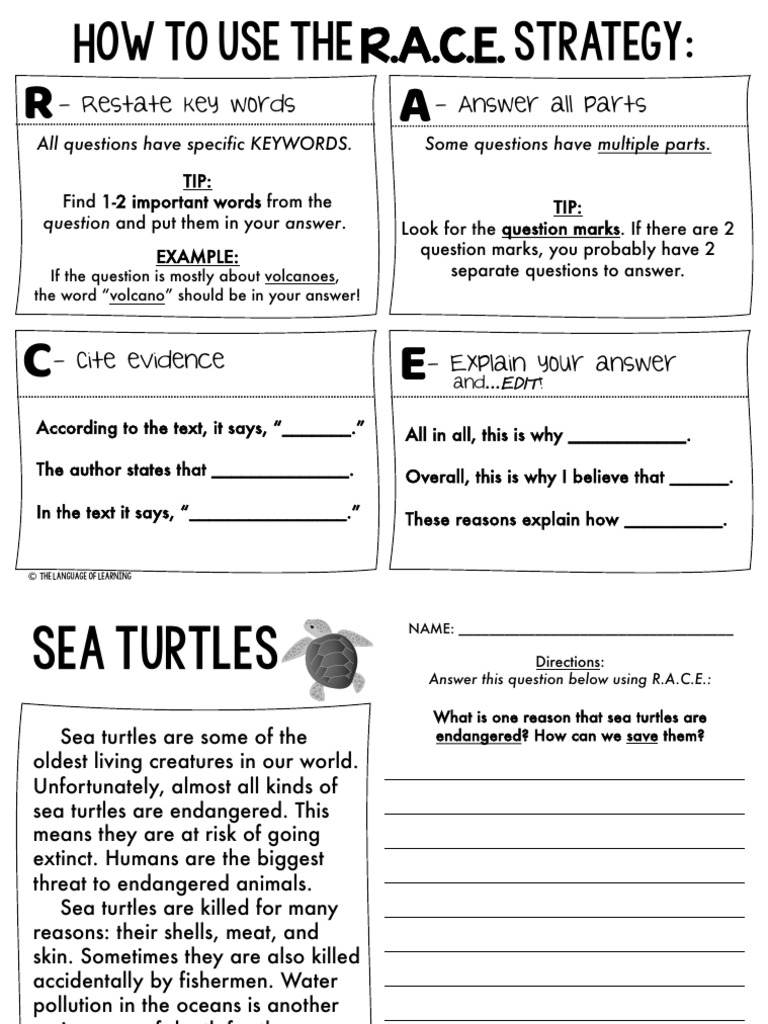 Restate Key Words - Answer All Parts: All Questions Have Specific ...