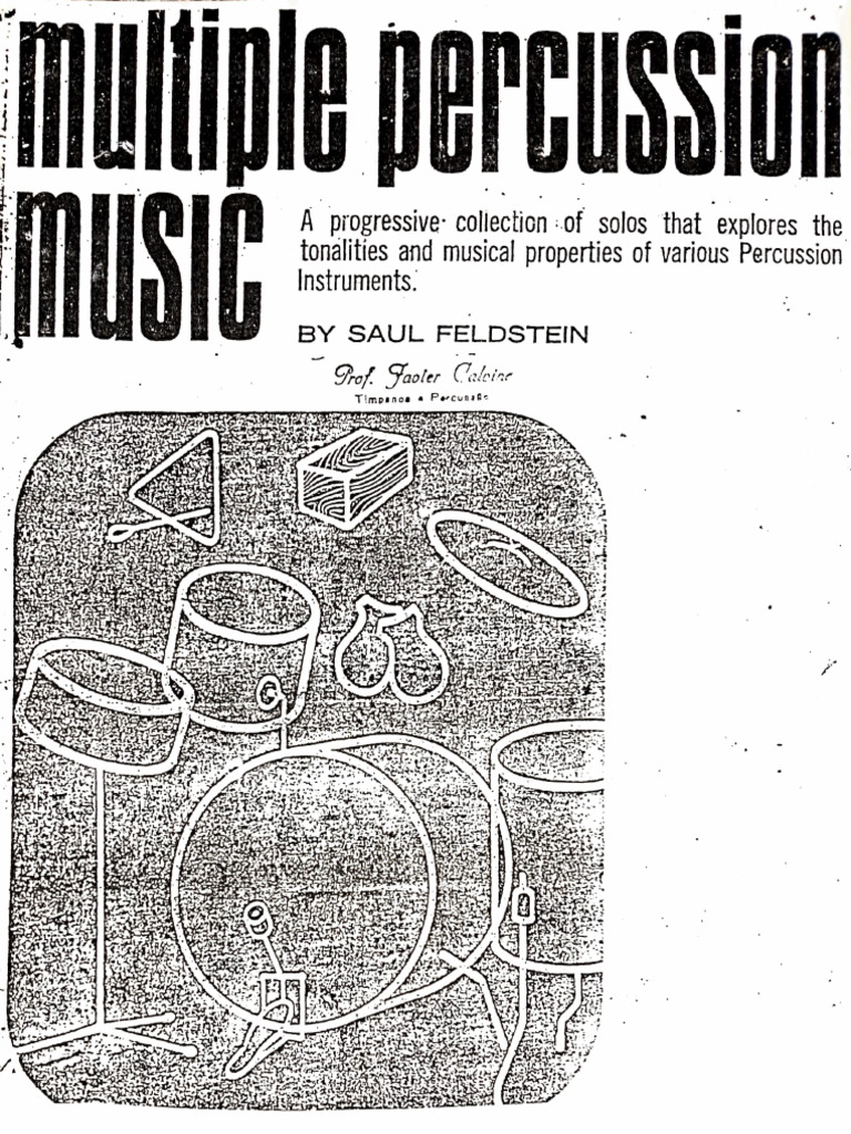 Multiple Percussion (Saul Feldstein) | Download Free PDF | Gaiaphones ...