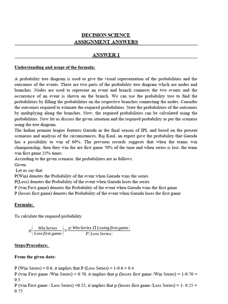 Decision Science | PDF | Regression Analysis | Linear Regression
