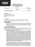 Contoh Gugatan Rekonvensi | PDF