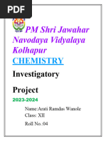 Biology Investigatory Project Class 12 PDF | PDF | Biology | Health Care