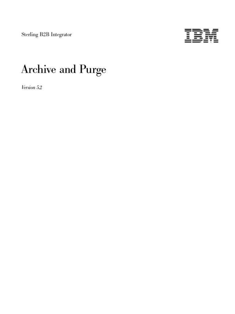 SI52 Archive and Purge Book | PDF | Backup | Database Index