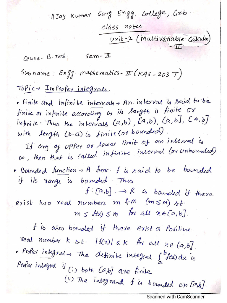 Unit 2 Notes Btech | PDF