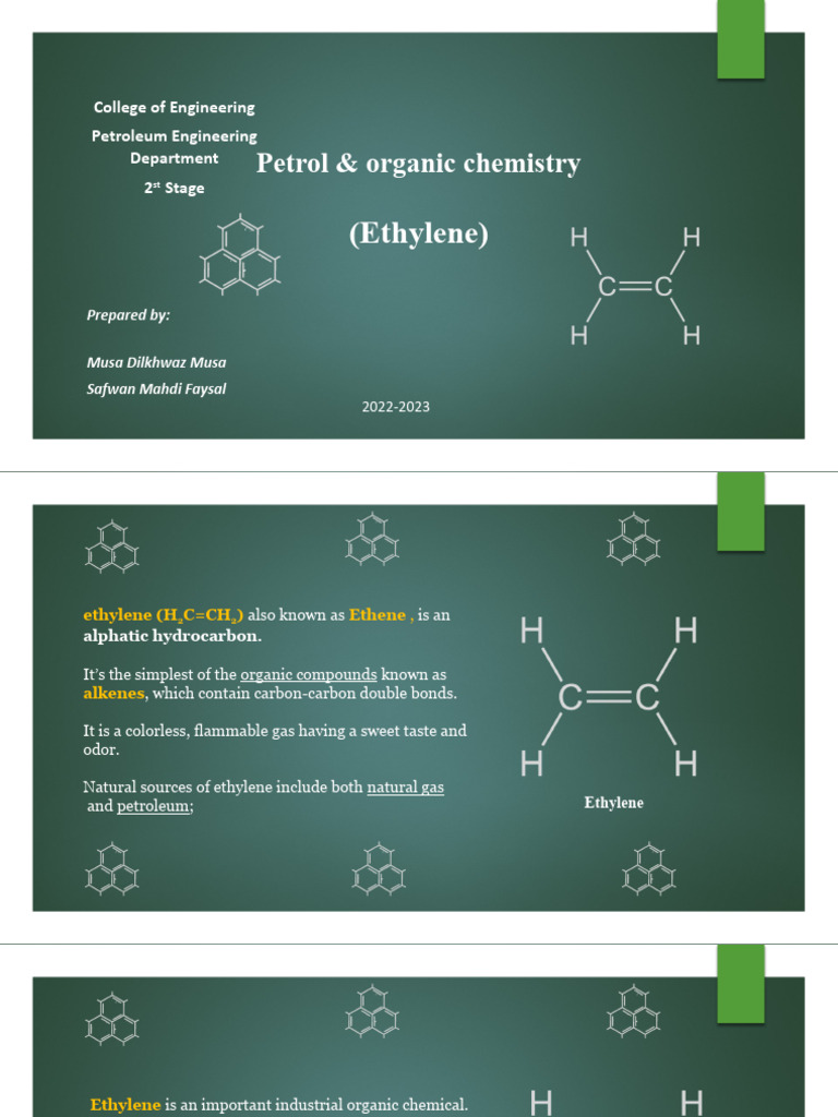 Ethylene: Properties and Industrial Uses | PDF