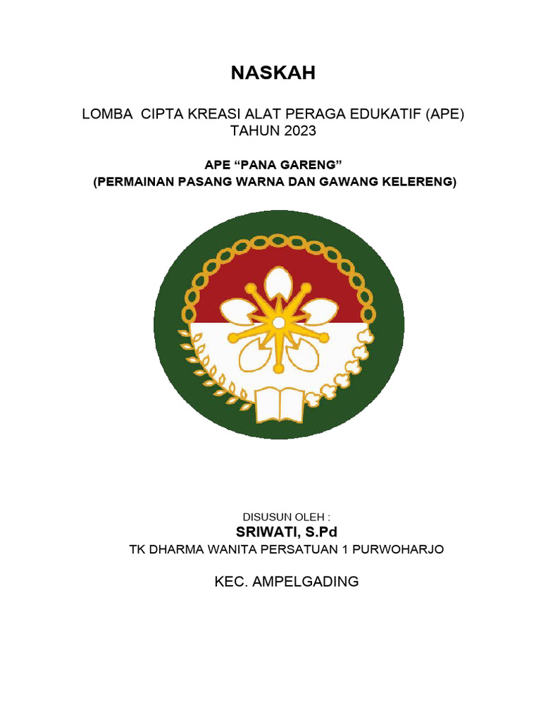 Lomba Ape B Sriwati | PDF