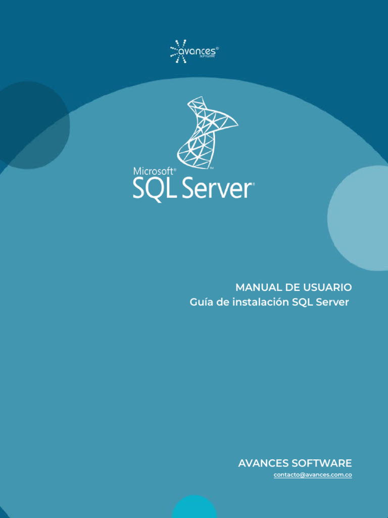 Guía para Instalación de SQL Server | PDF | Servidor SQL de Microsoft | Microsoft Windows