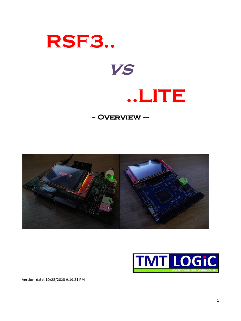 RSF3 Vs LITE | PDF | Digital Technology | Computer Science