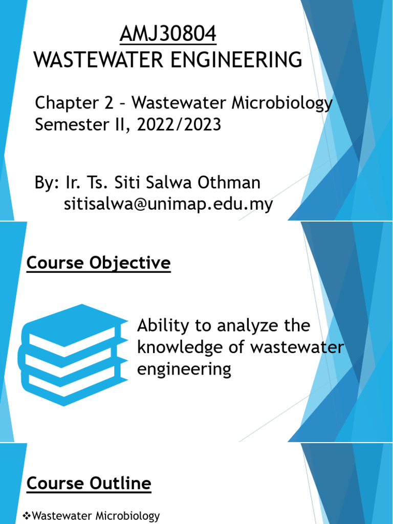 Chapter 2 Wastewater Microbiology | PDF | Sewage Treatment | Water Pollution