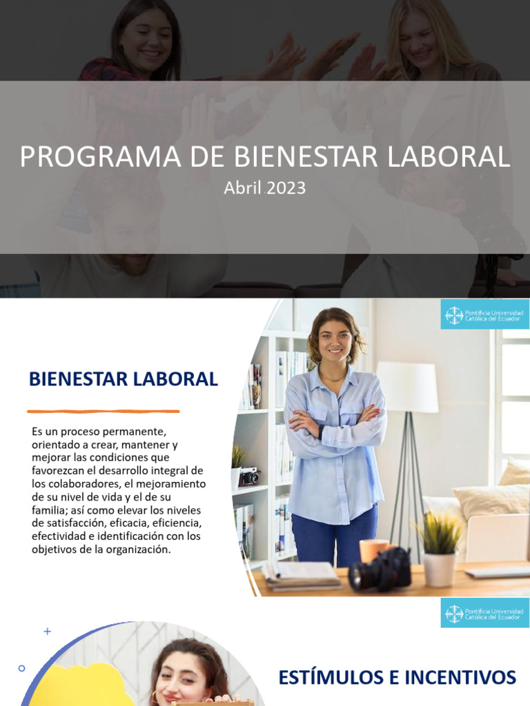 Programa de Bienestar Laboral | PDF | Seguridad y salud ocupacional | Trabajo Social