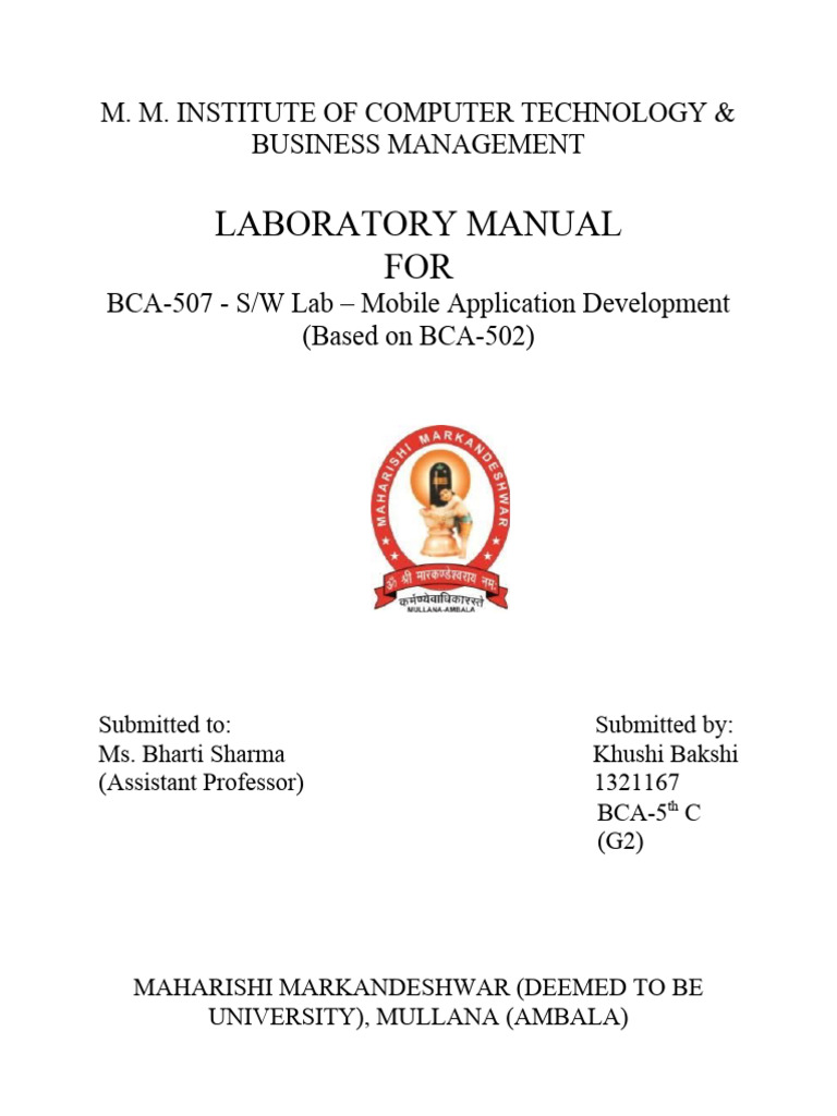 Android First | PDF | Android (Operating System) | Application Software