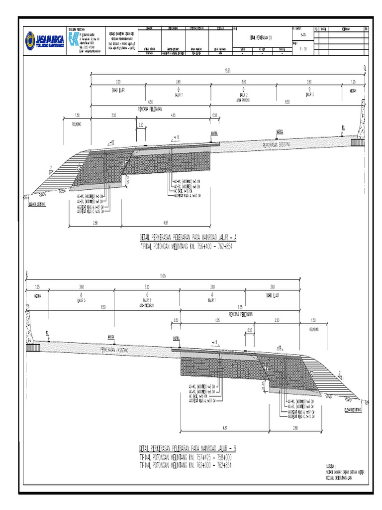 Typikal & Layout Jalan B | PDF