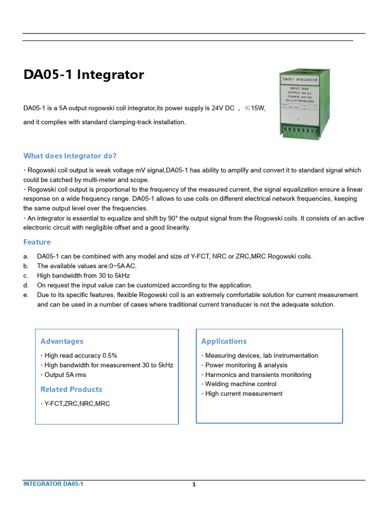5A Integrator | PDF | Inductor | Transformer
