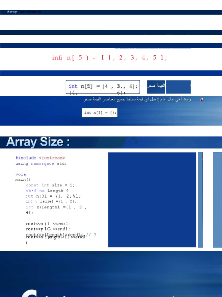 Initialization Array Pdf Computer Programming Software Engineering 2711