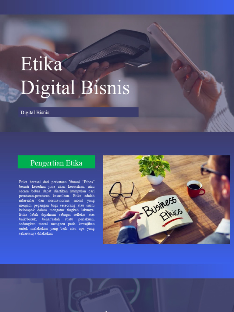 Chapter 5 Etika Digital Bisnis | PDF