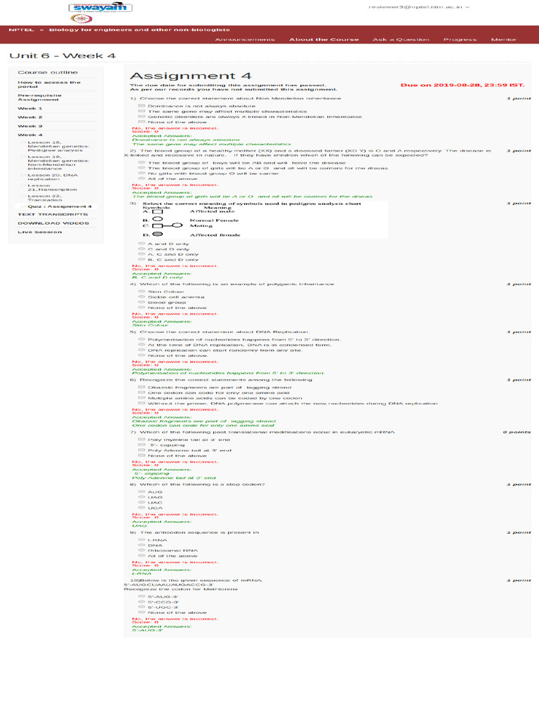 Noc19 Ge31 Assignment Week 4 | PDF