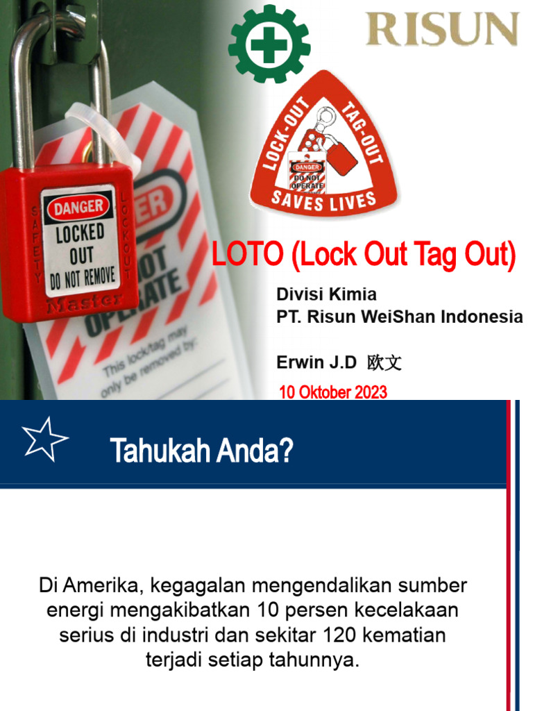 LOTO | PDF | Teknologi & Rekayasa