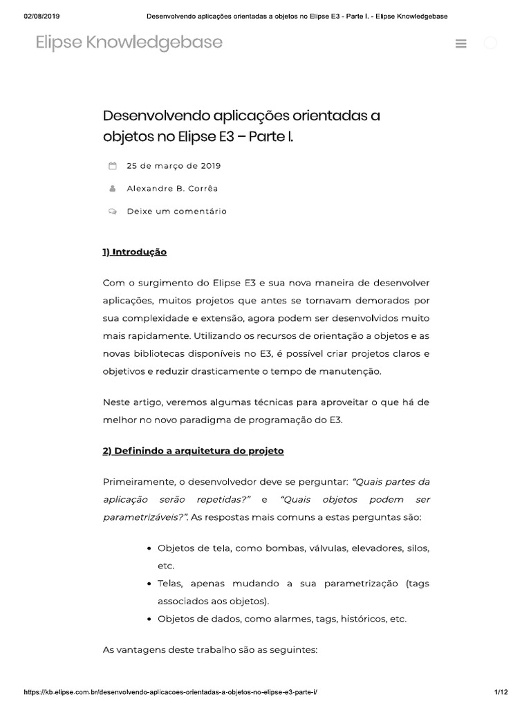 Orientada A Objetos Parte I | PDF