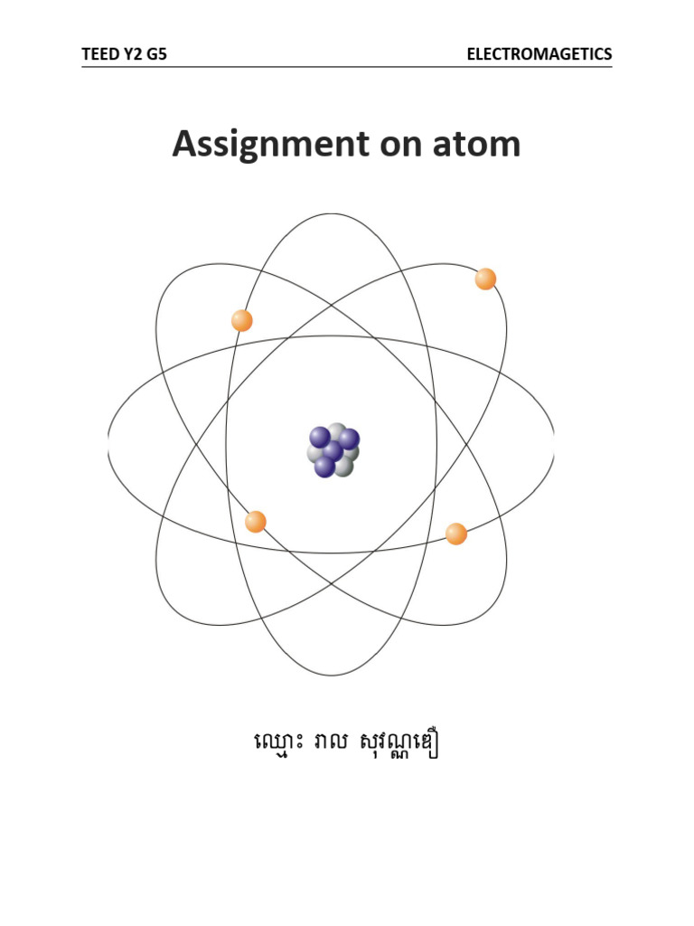 Atom Assignment | PDF