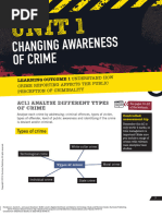 WJEC Criminology Unit 1 Overview | PDF | Crimes | Crime & Violence
