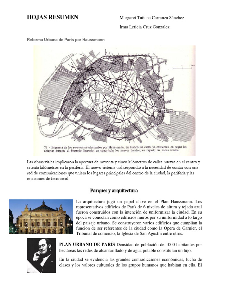 1 Reforma Urbana de Paris Por Haussmann | PDF | París