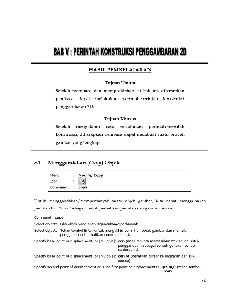 2002-BAB5 Gambar Teknik Mesin | PDF