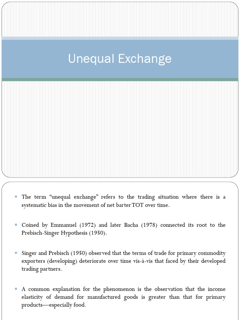 A Note On Unequal Exchange | PDF | Exploitation Of Labour | Labour ...