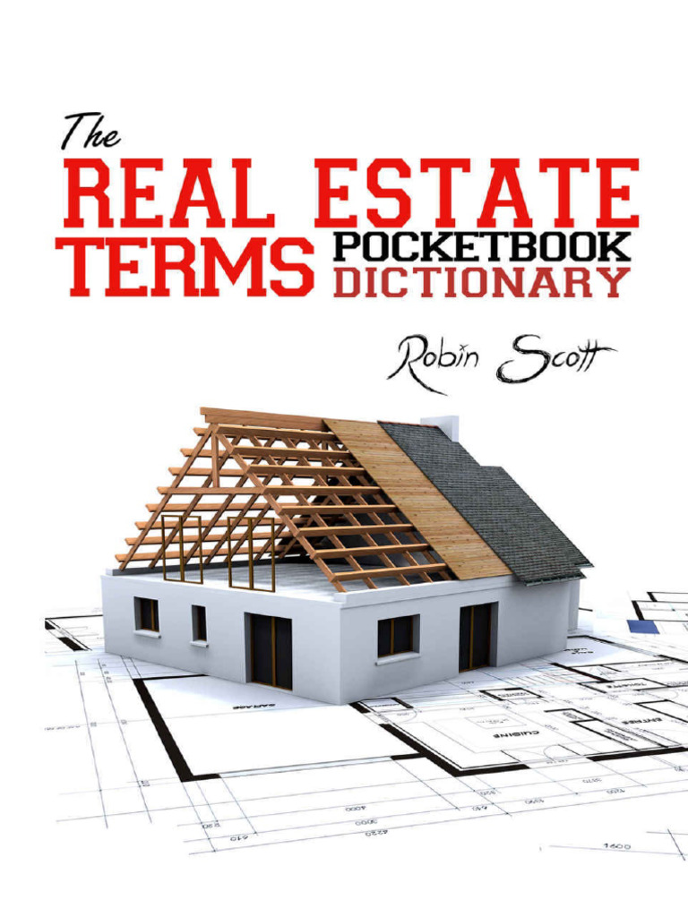 The Real Estate Terms Pocketbook Dictionary A Must For Real Estate ...