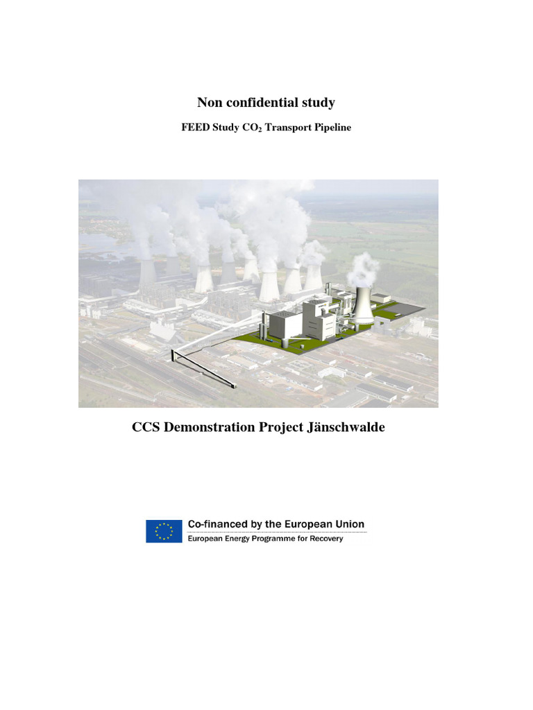 Feed Study Co2 Transport Pipeline | Download Free PDF | Pipe (Fluid Conveyance) | Pipeline Transport